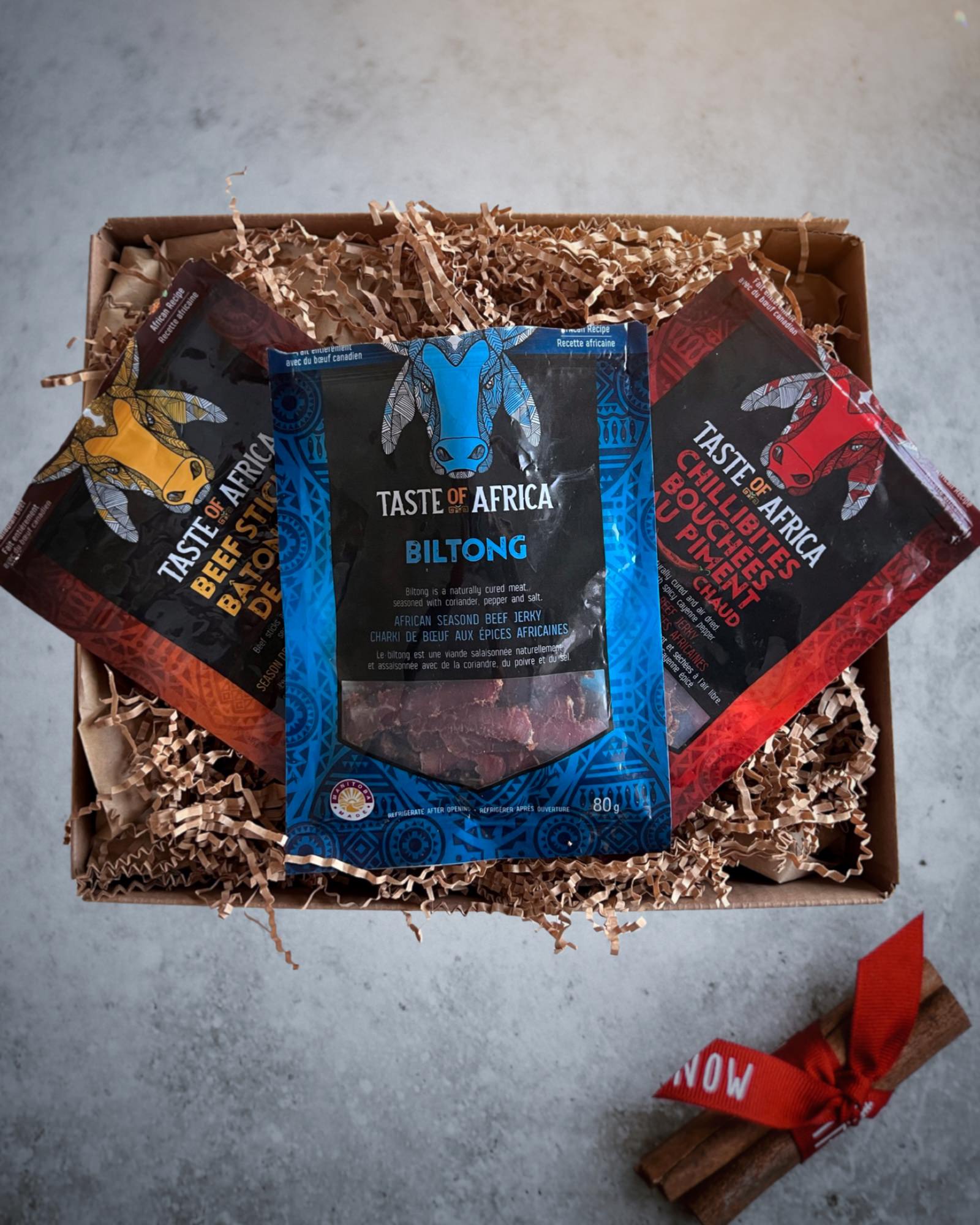 The Junior Biltong Gift Box | 3 Packs + Gift Box – A Taste of Africa WPG